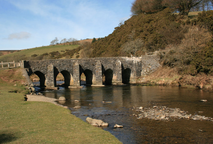Exmoor National Park is two miles from Huxtable Farm B&B